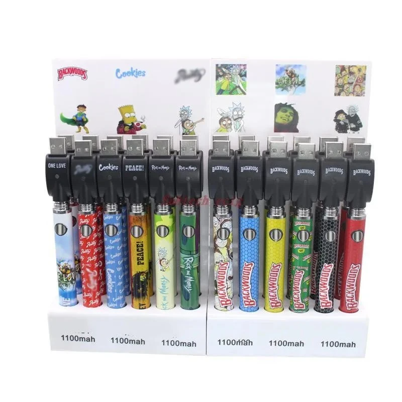 24pcs pack backwoods display 1100mah vape pen battery - E-cigarette ...